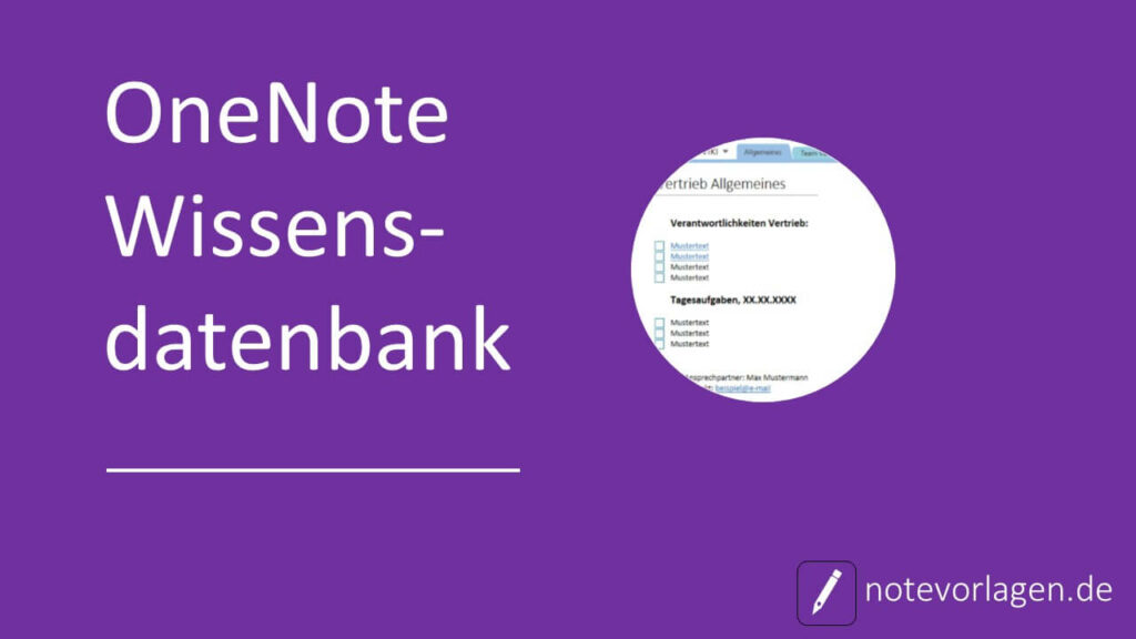 OneNote-Wissensdatenbank & Wiki für Ihr Team erstellen